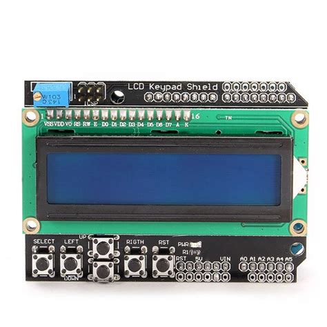 keypad shield blue backlight for robot lcd 1602 board lcd1602 display