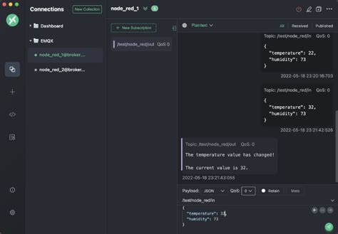 使用 Node Red 处理 Mqtt 数据 Emq