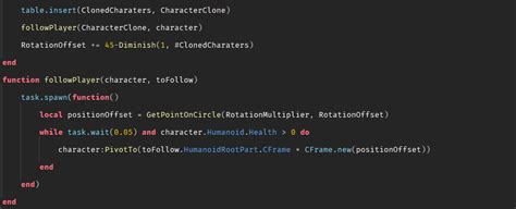 how to make npc s fill gaps in a circle scripting support