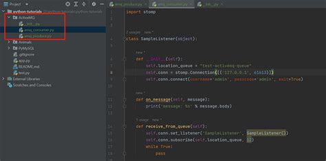python 4 activemq craftsman medium