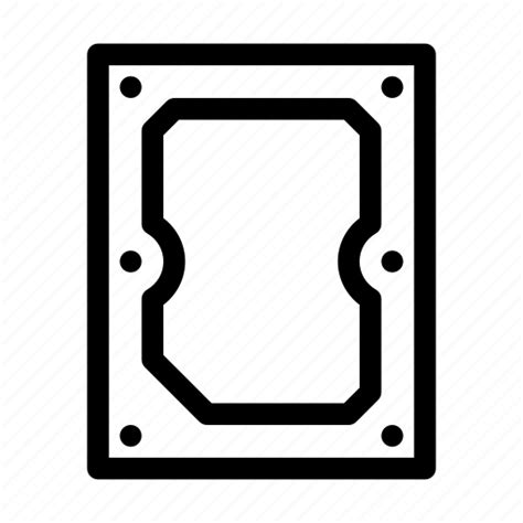 Hard Disk Hdd Hard Drive Drive Data Storage Icon Download On Iconfinder