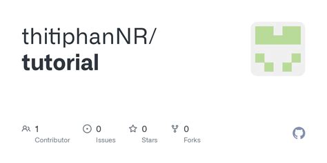 GitHub ThitiphanNR Tutorial