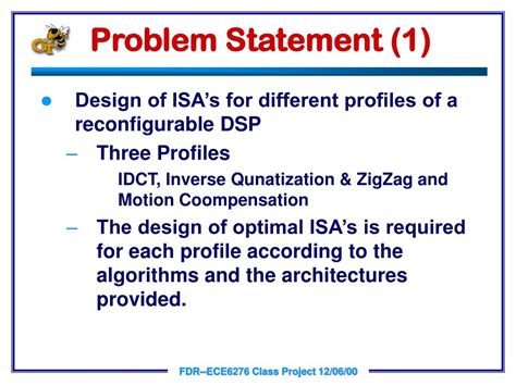 Ppt Reconfigurable Dsp Project Powerpoint Presentation Free Download Id4518992