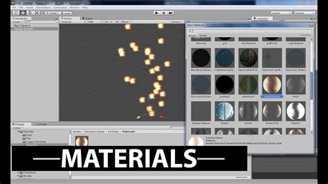 Unity's Shuriken Particle System: Materials - YouTube