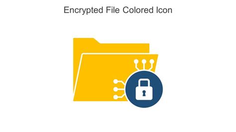 Encrypted File Colored Icon In Powerpoint Pptx Png And Editable Eps Format Presentation