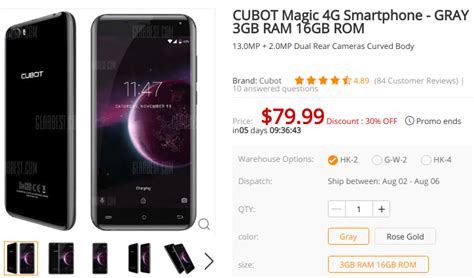 Cubot Magic A Low Budget Clone Of Huawei Magic Pcsteps