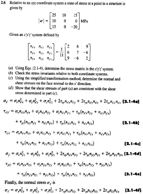 solved by an expert relative to an xyz coordinate system a state of