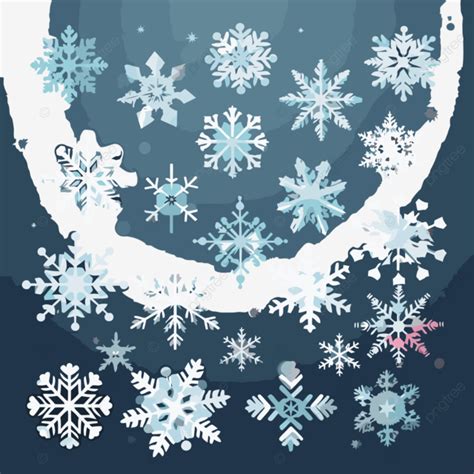 눈송이 스티커 클립 아트 눈송이 아이콘 다양 한 모양 벡터 만화 상표 클립 아트 Png 일러스트 및 벡터 에 대한 무료 다운로드 Pngtree