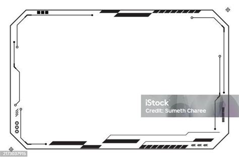 블랙 제어판 추상 현대 기술 미래 지향적 인터페이스 Hud Ui 게임 스트림 프레임 메가 세트 요소 플랫 그래픽 디자인 흰색