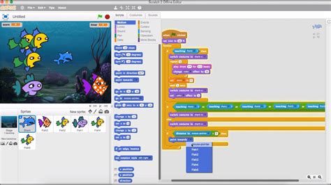 Shark Fish Game Tutorial On Scratch YouTube