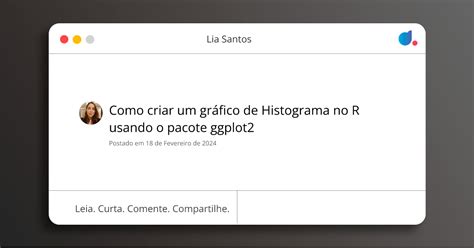 Como Criar Um Gráfico De Histograma No R Usando O Pacote Ggplot2 Lia