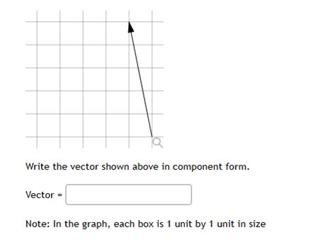 Solved Write The Vector Shown Above In Component Form Chegg