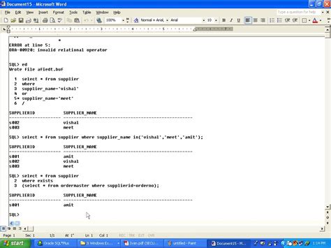 Sql Query Sql Images Dbms Material Sql Query Solution Photo ~ Gtu