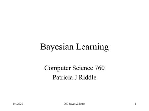 ppt bayesian learning powerpoint presentation free download id 9497362