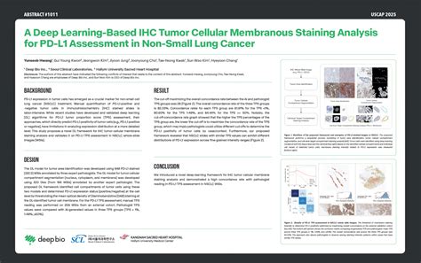 [posters] Uscap 2025 A Deep Learning Based Ihc Tumor Cellular Membranous Staining Analysis For