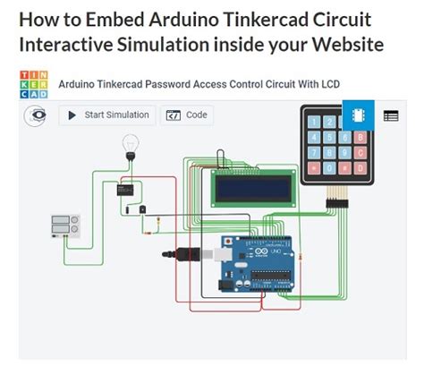 Embed Arduino Tinkercad Simulation In Your Website Step By Step Guide
