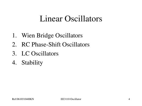 PPT Lecture Oscillator PowerPoint Presentation Free Download ID