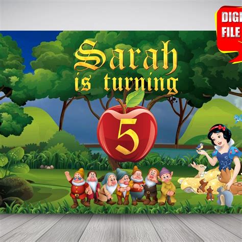 Snow White Decor Etsy