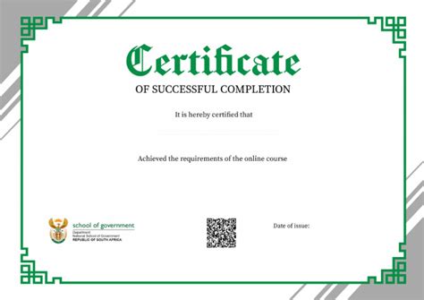 certificate of successful completion dikeledi pdf
