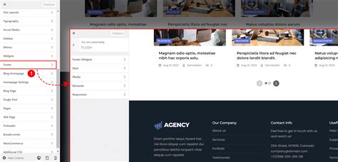 How To Setup Footer Layouts Options Kortez Themes