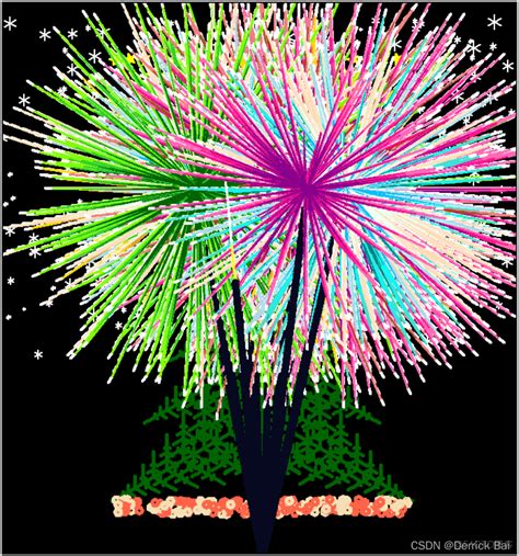 Python 烟花动画 Python代码画动态烟花mob64ca14010a69的技术博客51cto博客