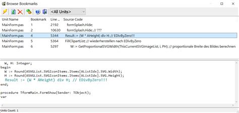 Bookmarks In Delphi 11 Alexandria Delphi Ide And Apis Delphi Praxis En