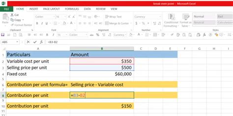 Break Even Point Formula BEP How To Calculate And Analyze