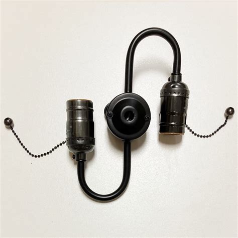 2 Socket Onoff Pull Chain Lamp S Cluster Available In 4 Finishes 1 P Lamp Finial Designs