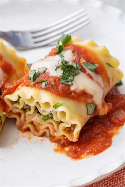 Spinach Lasagna Roll Ups Recipe Only 15 Minutes Of Prep