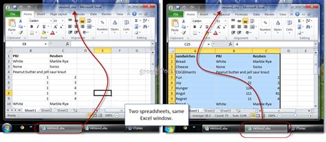 How To View Excel 2010 Spreadsheets Side By Side For Comparison