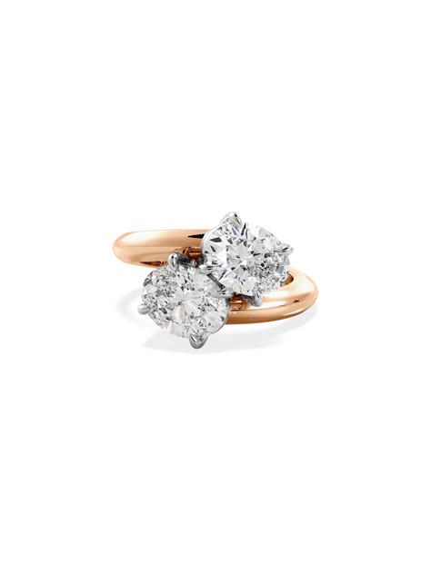 Oval Jean Toi Et Moi Engagement Ring Louise Jean Jewellery