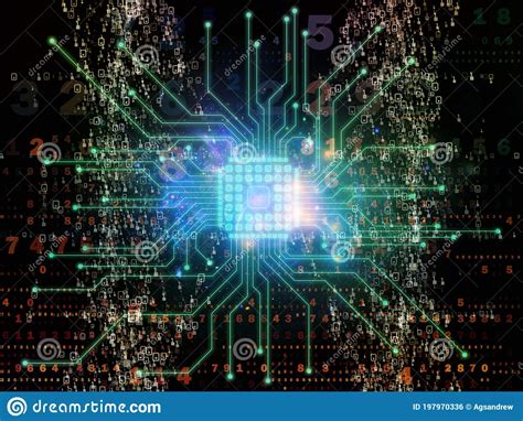 CPU Over Number Stock Illustration Illustration Of Processing 197970336