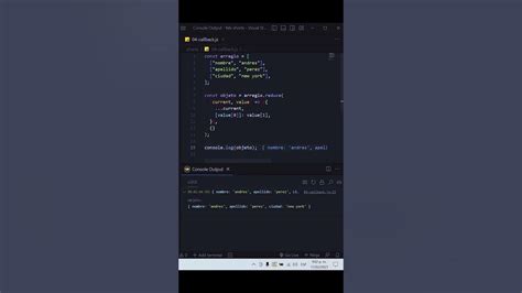 javascript object fromentries shorts javascript youtube