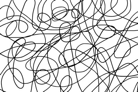 Scribble Lines Hand Drawn Seamless Pattern 18746182 Vector Art At Vecteezy