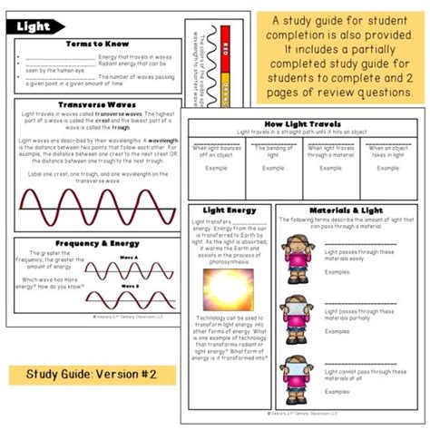 Th Grade Science SOL Study Guides