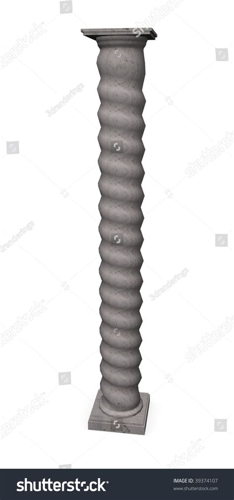 D Render Column Architecture Element Stock Illustration Shutterstock