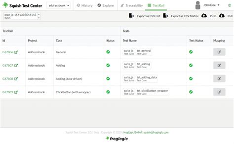 Test Center与testrail的集成 Qt Test Center