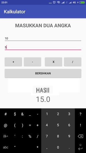 Inspirasi And Seni Technology Membuat Program Kalkulator Menggunakan