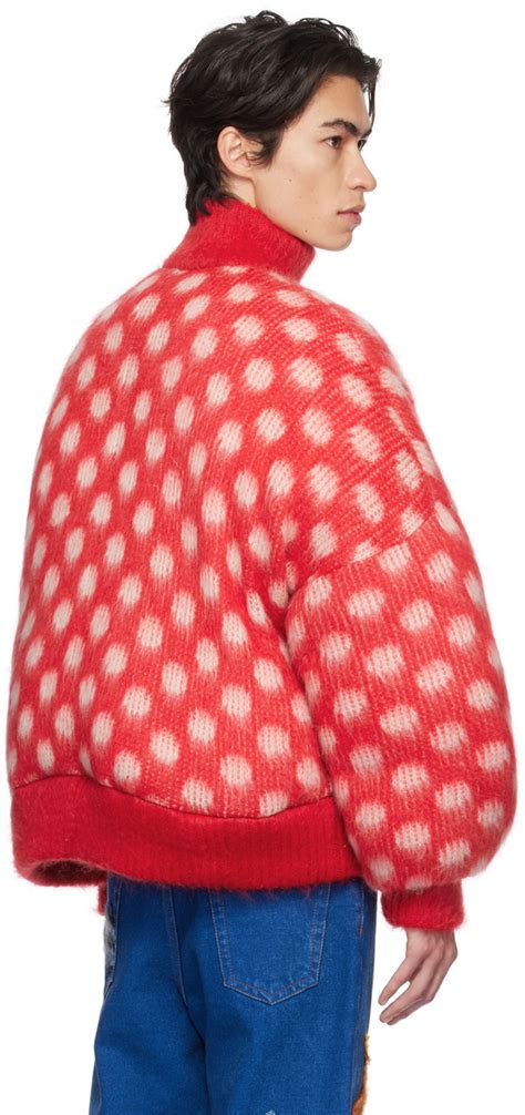 Marni Red Dingyun Zhang Edition Down Jacket Marni