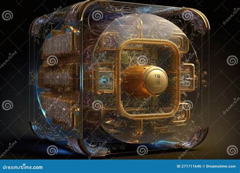 Quantum Computing Microchip 5g Cpu Stock Illustration Illustration Of