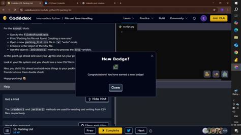 Python Codedex Filehandling Errorhandling Learningtocode