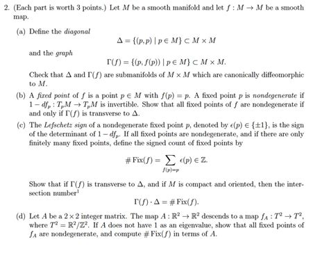 Solved A And B Are Proved Left To Prove C And D