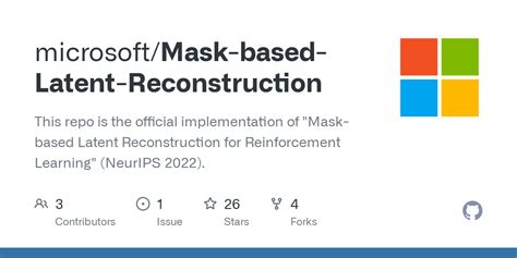 Github Microsoftmask Based Latent Reconstruction This Repo Is The Official Implementation Of