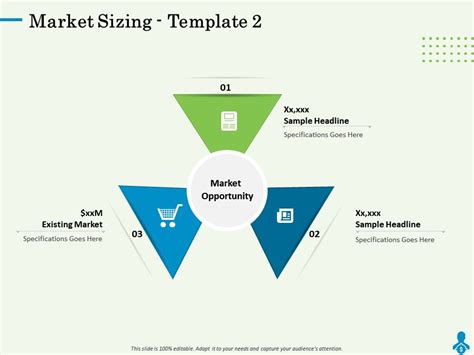 Market Sizing Template Headline Powerpoint Presentation Slide