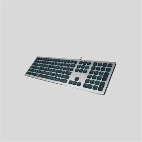 B Friend Aluminum Slim Keyboard Wired Uk Layout Compatible With Apple
