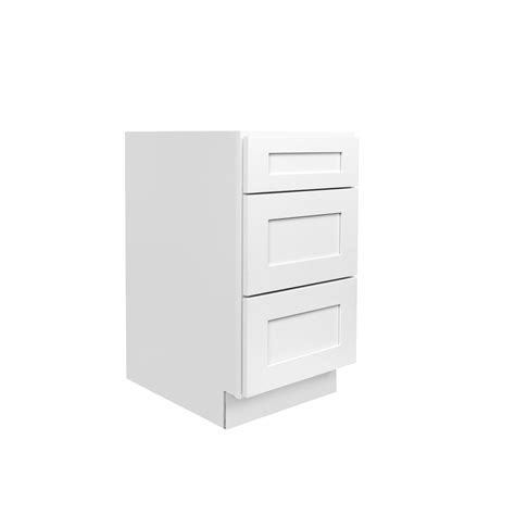 White Shaker Vanity Drawer Base Nelson Cabinetry