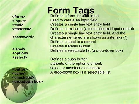 Introduction To Html Ppt