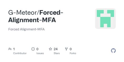 Github G Meteorforced Alignment Mfa Forced Alignment Mfa
