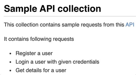 How To Create Api Documentation In Postman