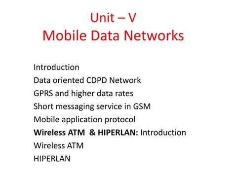 Mobile Data Networks Pdf